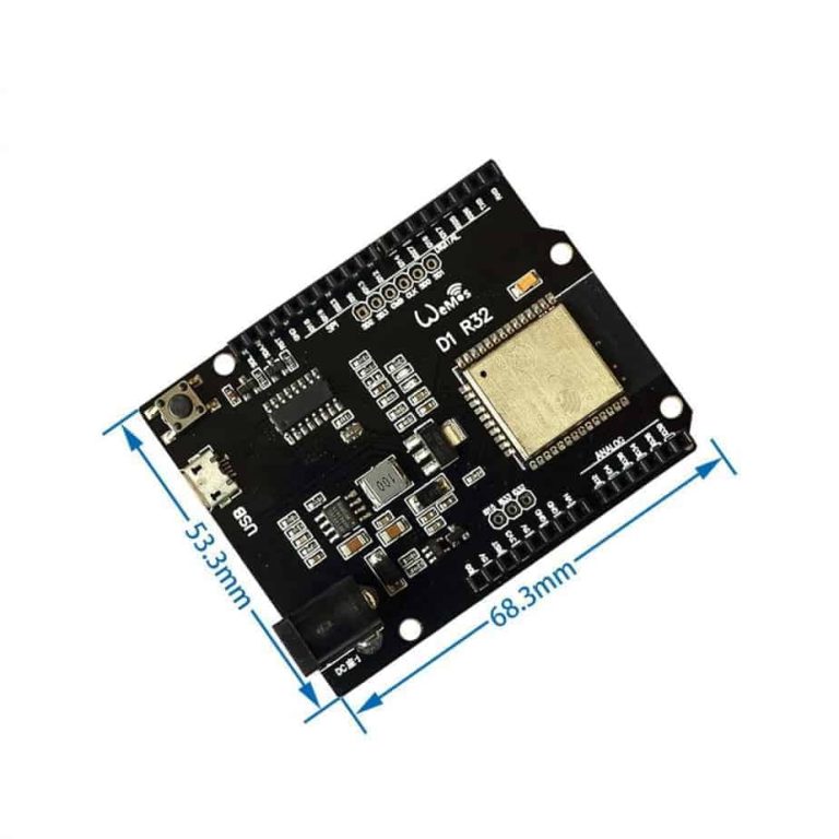 Wemos D1 R32 ESP32 WiFi/Bluetooth Uno (Compatible) Development Board – Maker Zone