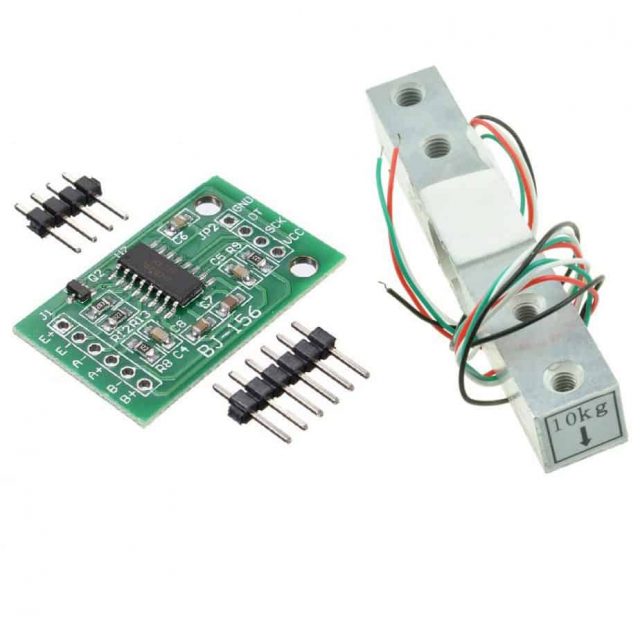 Load Cell Weight Pressure Sensor Scale 1/3/5/10/20kg + HX711 for ...