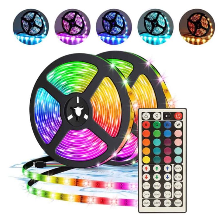 RGB LED Strip 44 Button IR Infrared Remote Control 5050 Waterproof 12V ...