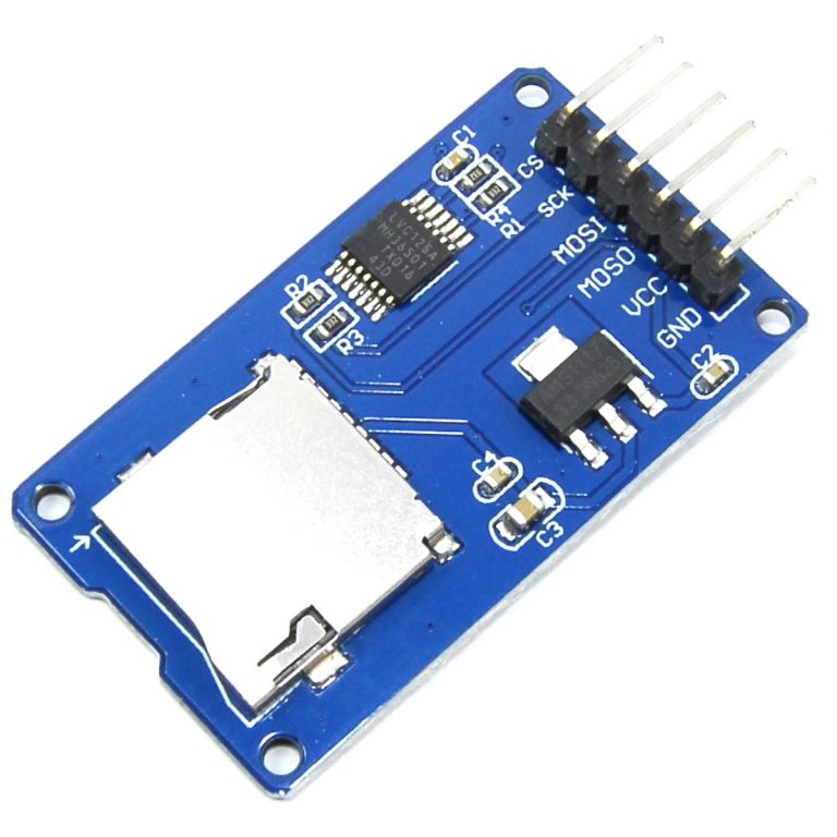 Micro Tf Sd Card Memory Module Spi For Arduino Maker Zone