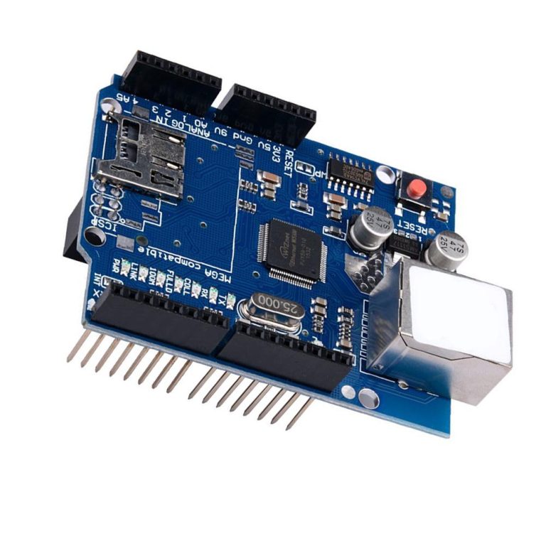 Ethernet Shield W5100 for Arduino Nano/Mega/Leonardo – Maker Zone