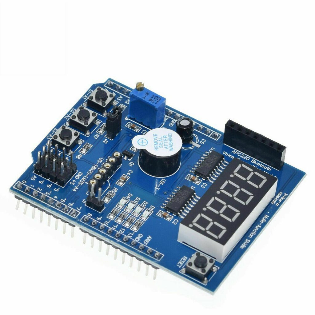 Multifunction Shield For Arduino Uno Leonardo Mega Prototyping Learning