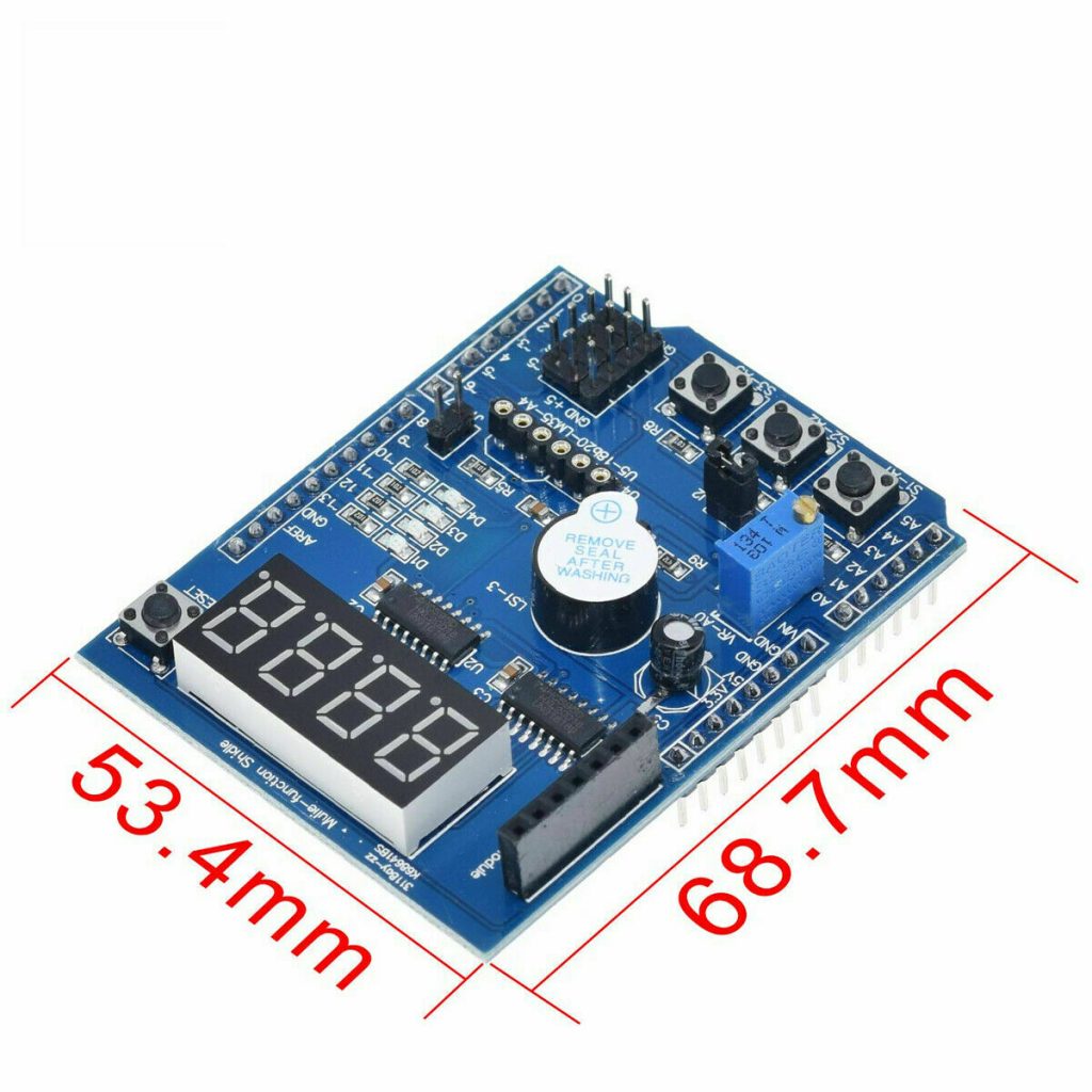 Multifunction Shield for Arduino Uno/Leonardo/Mega Prototyping/Learning ...