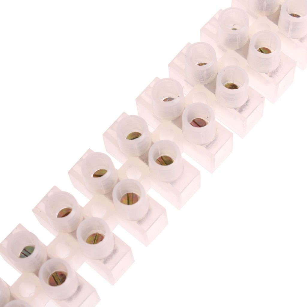 Screw Terminal Strip Block Connector Nylon/Plastic 3A/5A/10A/15A/20A ...